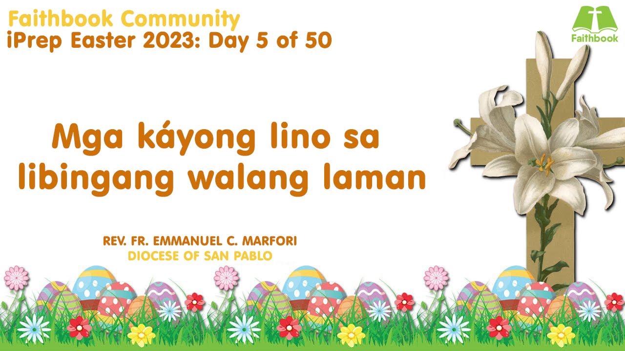 Day 5 of 50 - Mga Káyong Lino sa Libingang Walang Laman #iPrepEaster ...