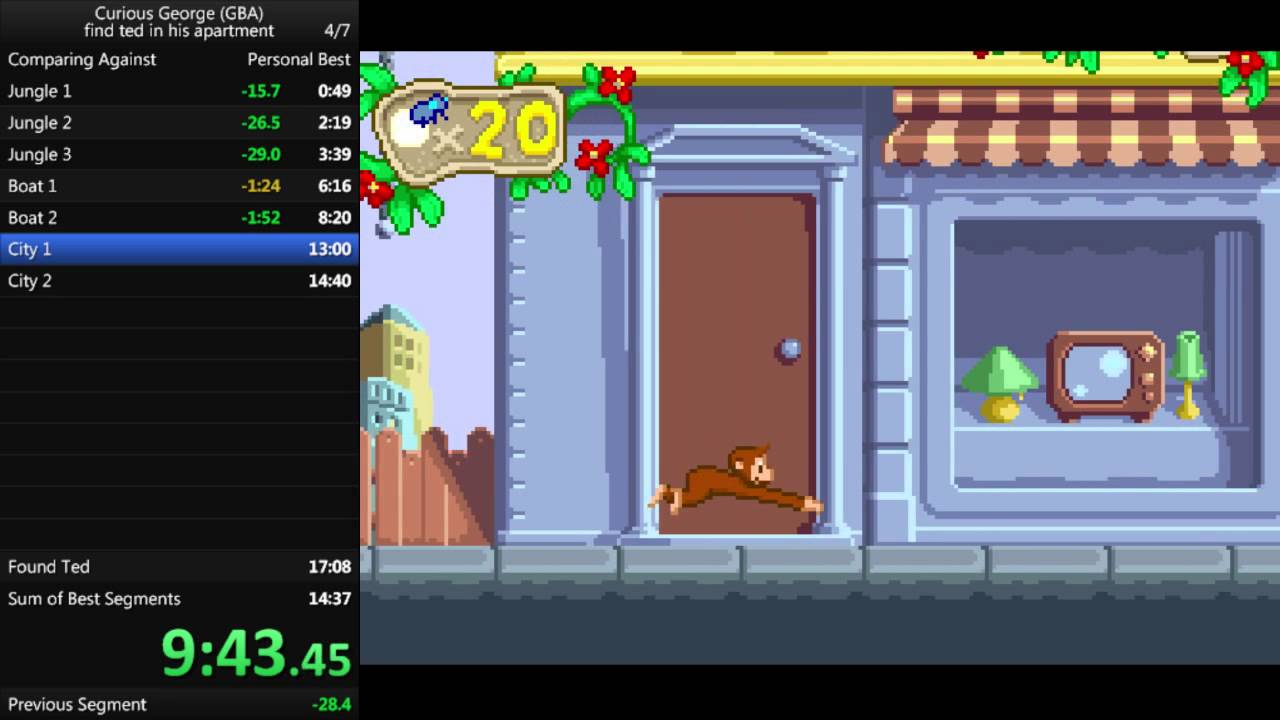 Curious George (GBA) - Find Ted In His Apartment in 14:58 - YouTube