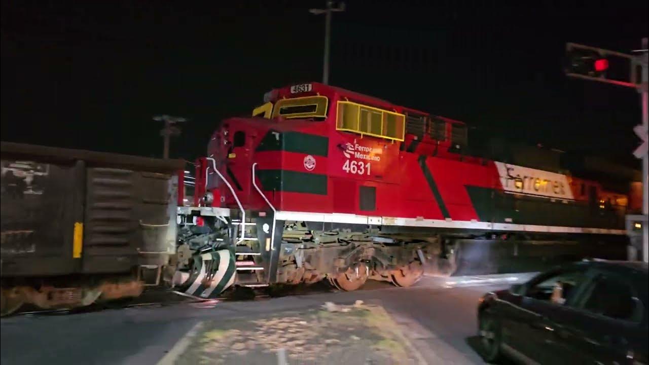 SD70ACE FERROMEX DE LIDER EN UN TREN A TERRITORIO FERROSUR. - YouTube
