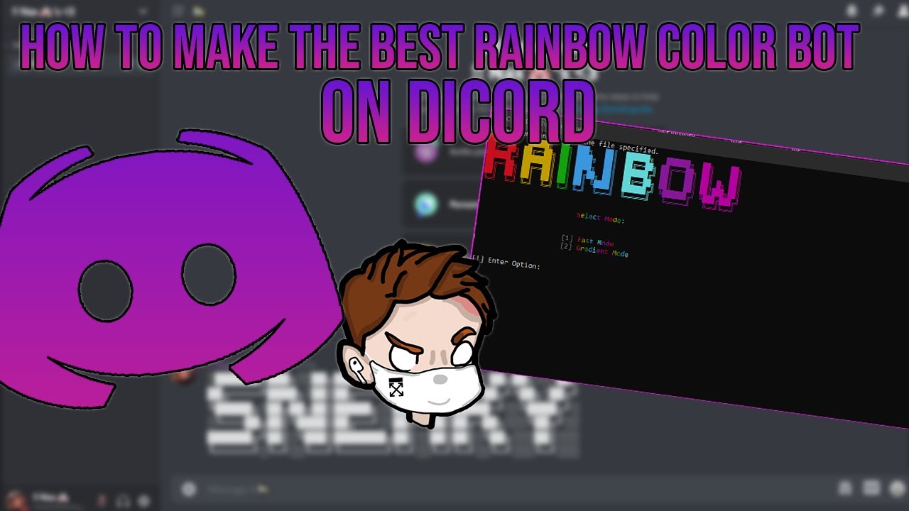 HOW TO MAKE THE BEST RAINBOW COLORS BOT - YouTube