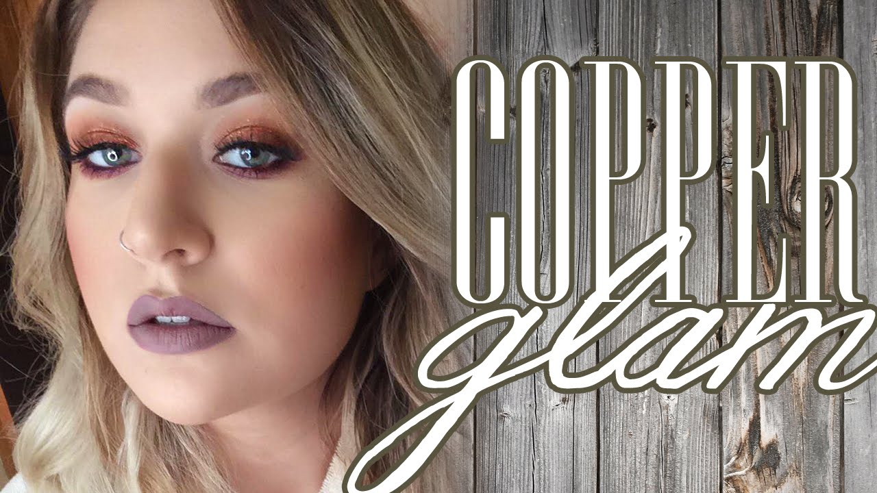 Glam Copper Eyes + Greige Lips - YouTube