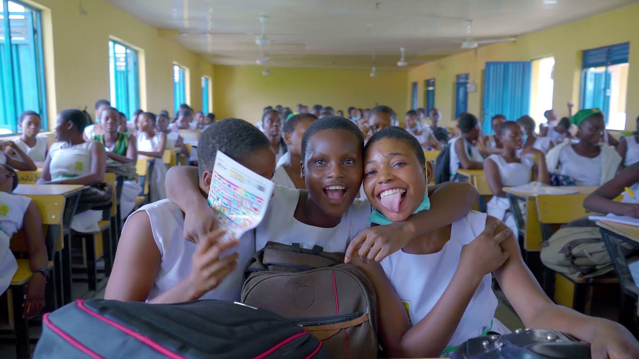 Lagos City Senior College Community Outreach with Petite Talker - YouTube