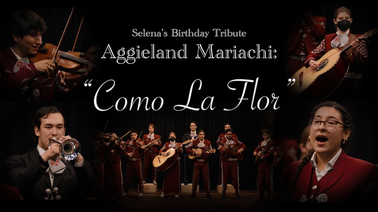 Mariachi Band Honors Selena 💜 | "Como la Flor" from Aggieland Mariachi ...
