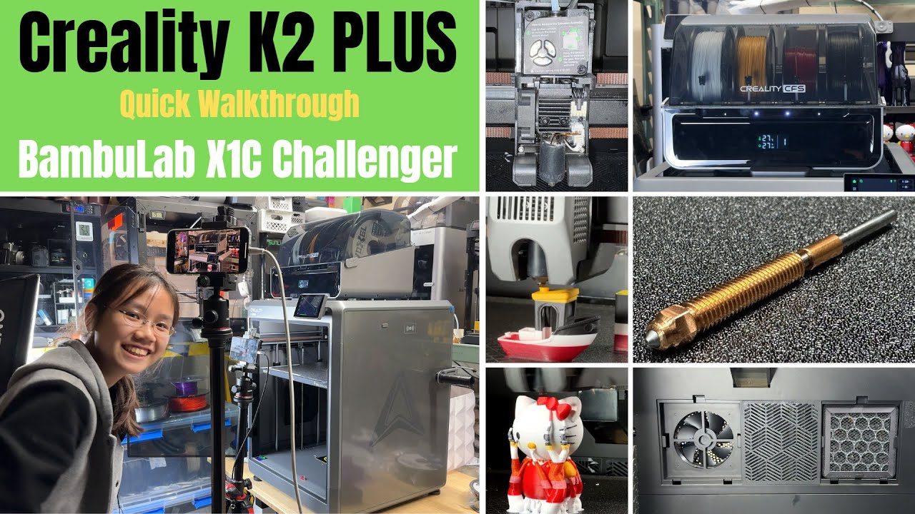 Creality K2 Plus with multi-color printing: finally, a true challenger ...