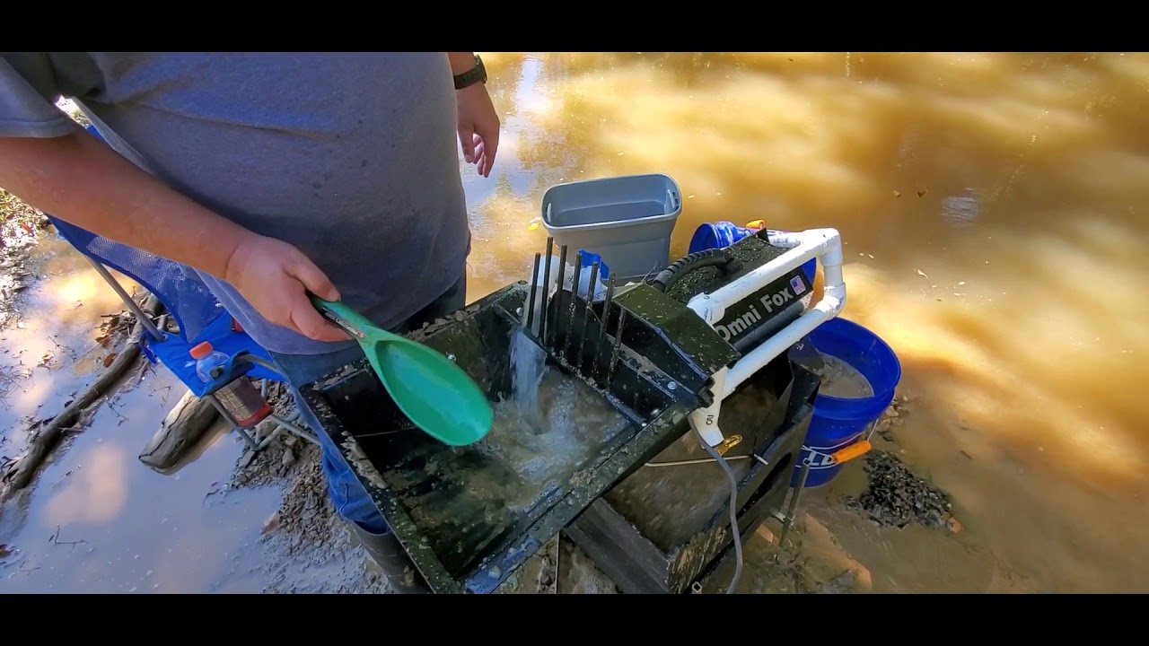 2 gold fox trommels gold cube and sluice. - YouTube