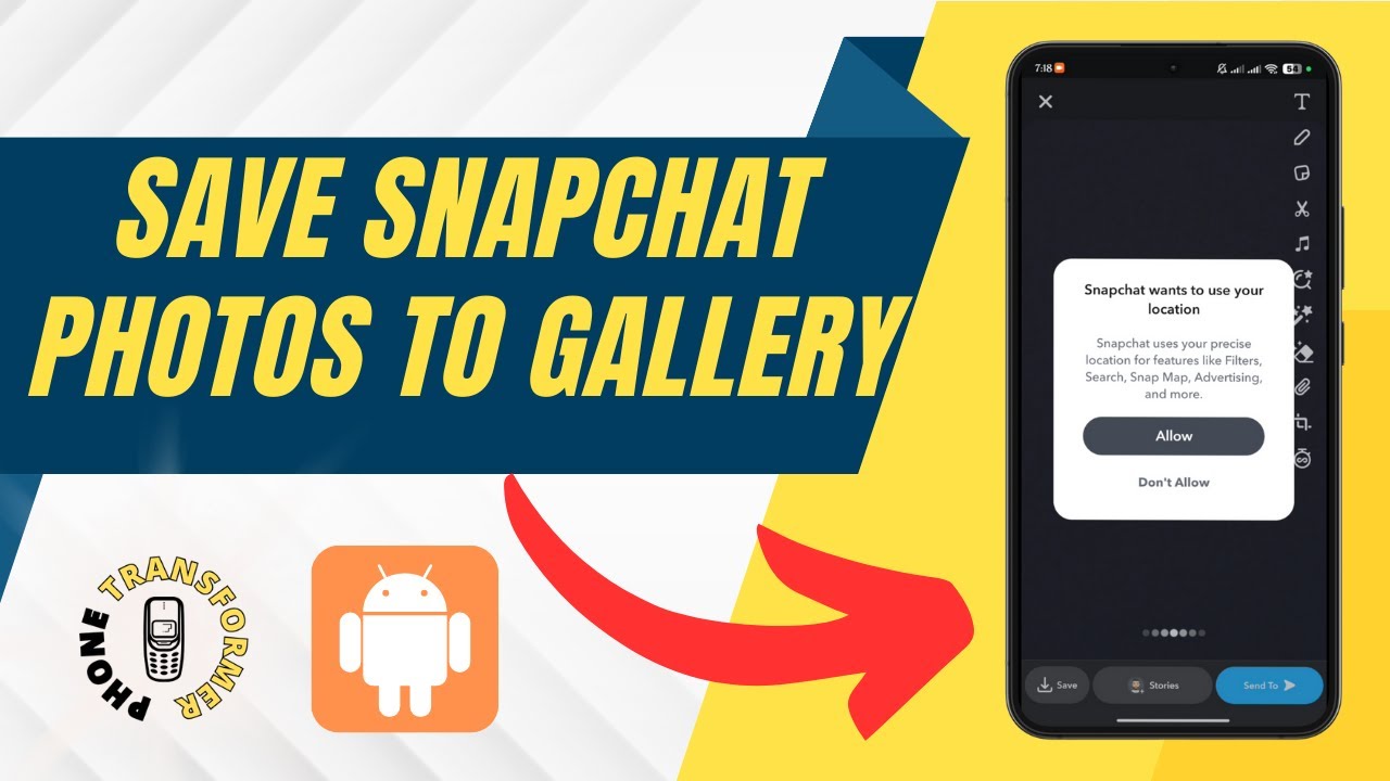How to Save Snapchat Photos to Your Gallery | Capture Memories Forever ...