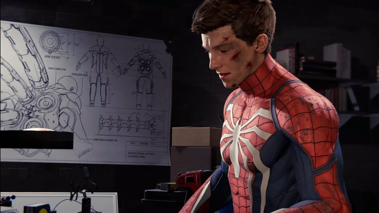 Spider Man: Peter builds Anti-Doc suit | Marvel's Spider-Man Remastered ...