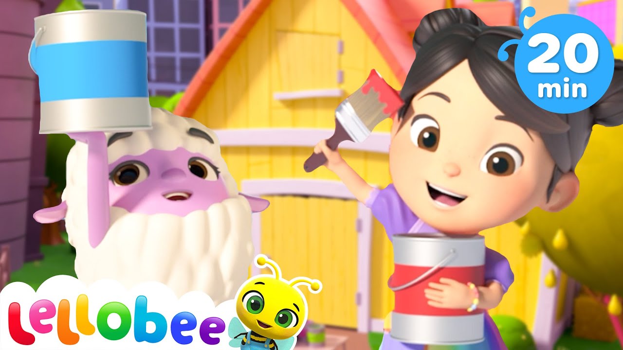 Painting the barn song | Nursery Rhymes & Kids Songs | Sing Along Songs ...