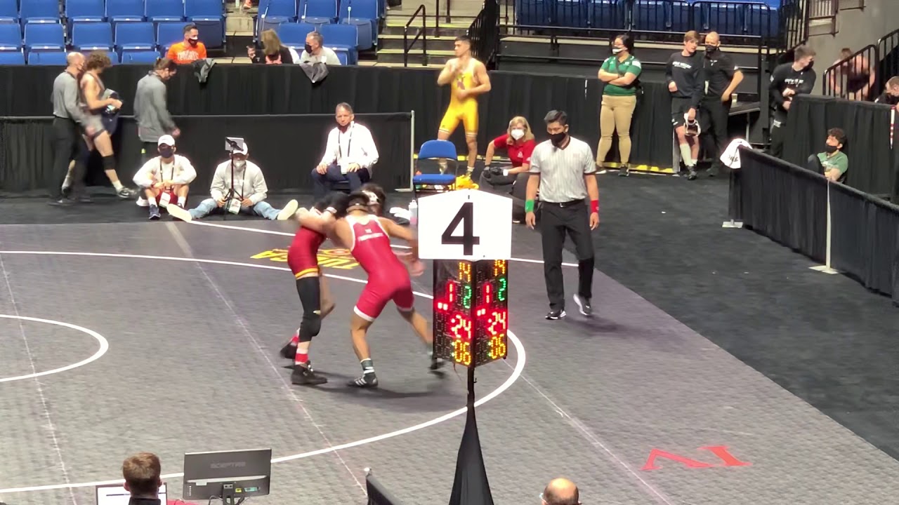 2021 Big 12 Championships: Kyle Parco (Fresno State) vs. Jarrett Degen ...