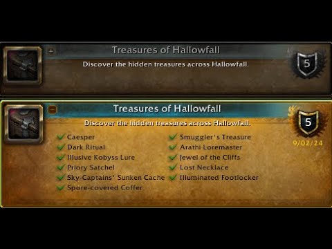 How To Get The Treasures Of Hallowfall Achievement! - YouTube