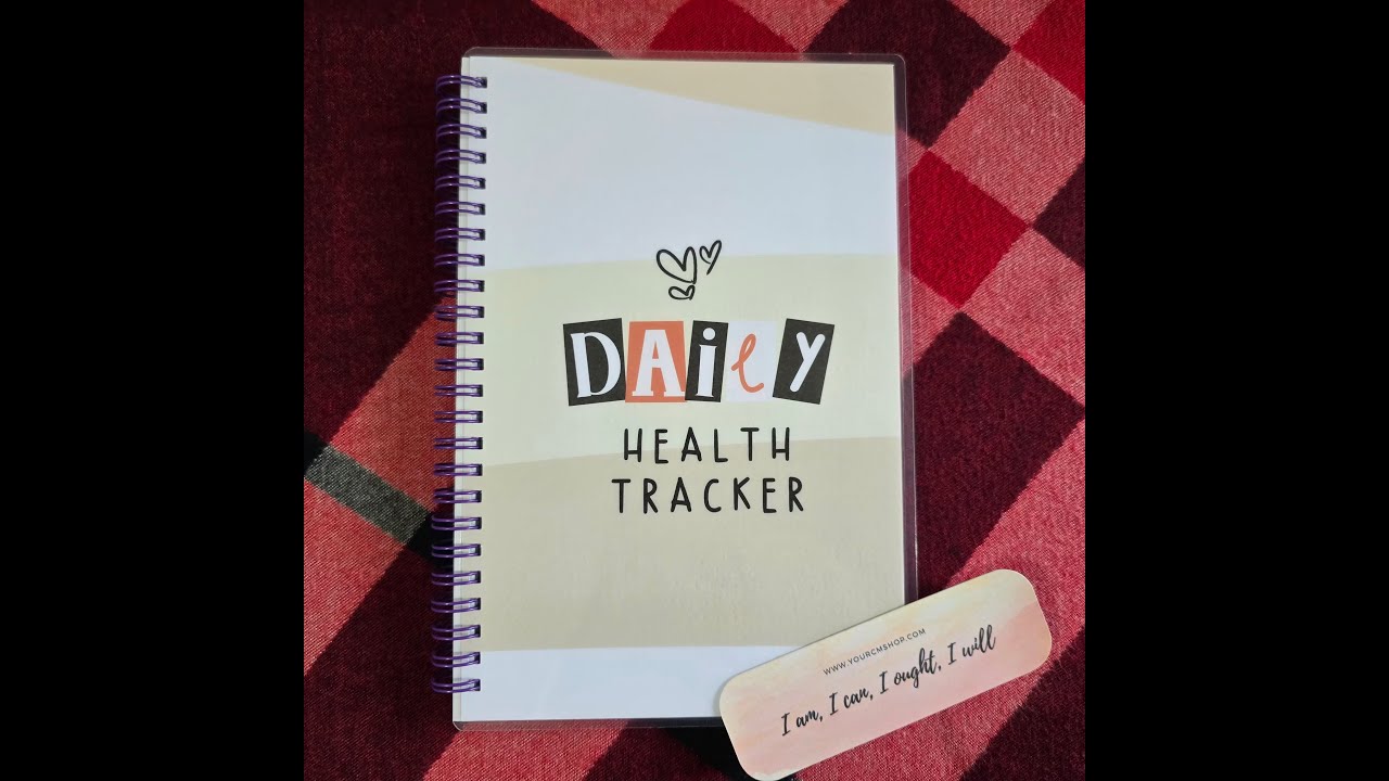 Notebook Flip Through: Customizable Daily Health Tracker - YouTube