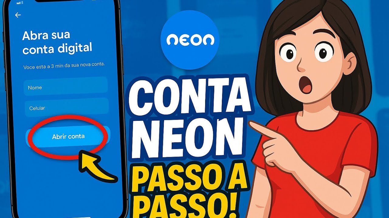 COMO CRIAR CONTA NA NEON PASSO A PASSO (Rápido e Sem Complicação!) 💳💚 ...