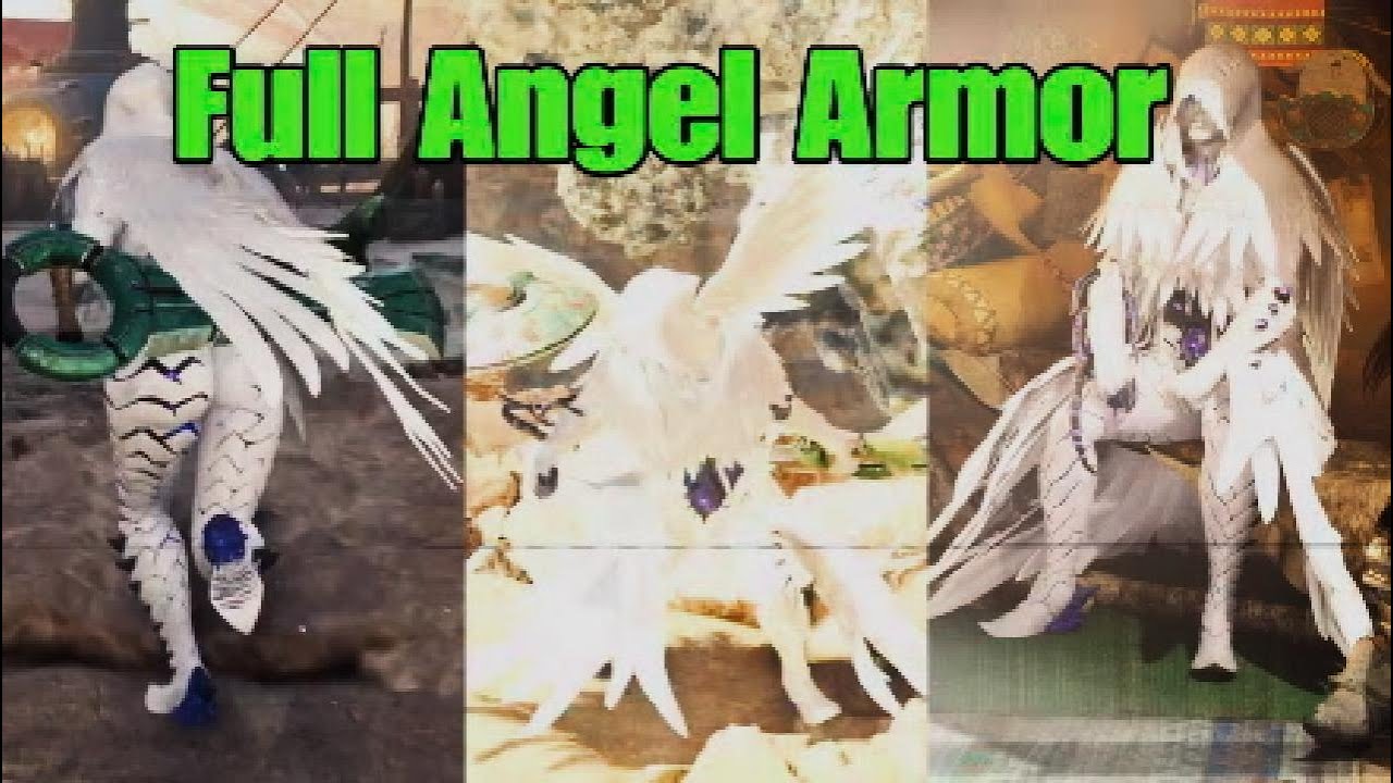 Zoh Shia Full Angel Armor Set Feat. Flapping Wings, Large Thighs ...