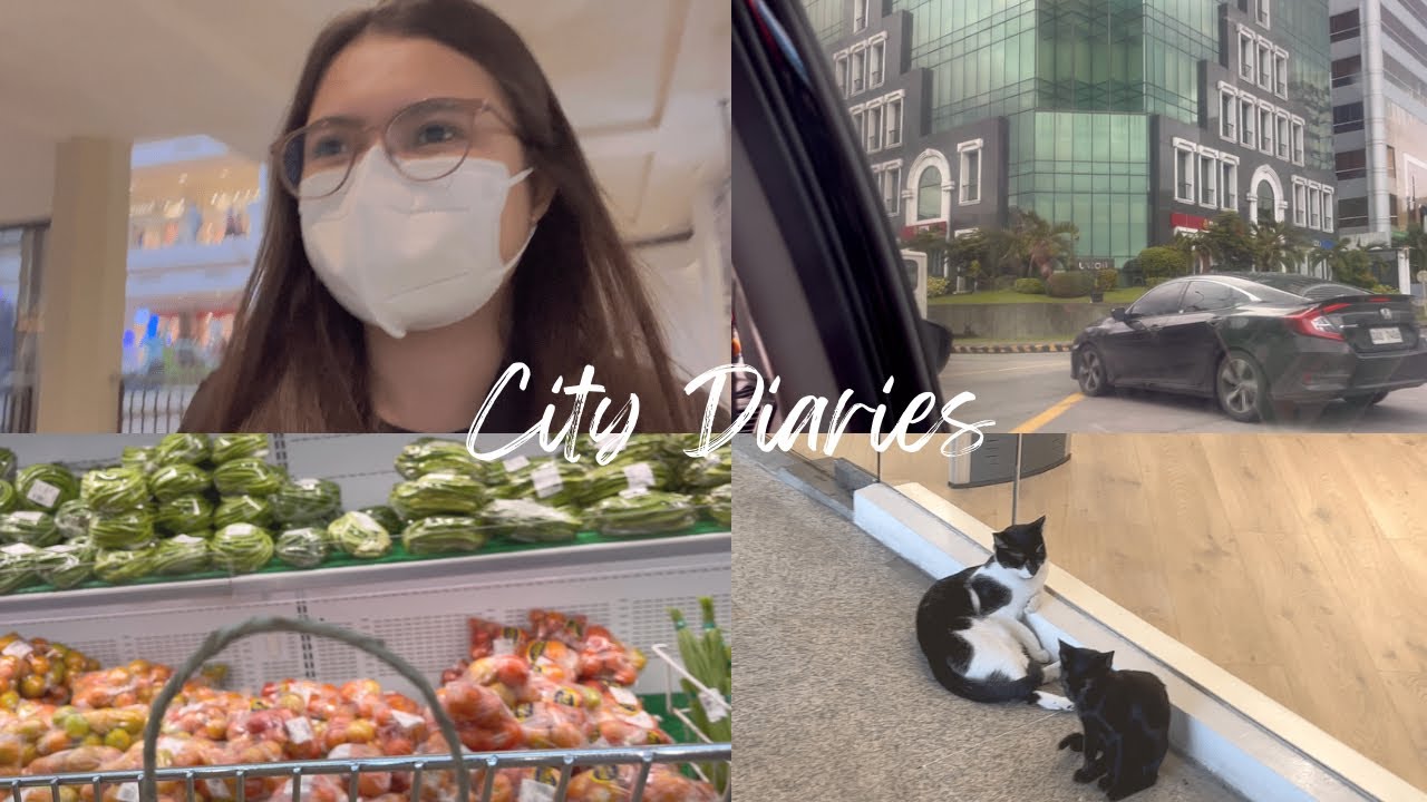 life in the city exploring ATC, grocery & unboxing shopee item for my ...