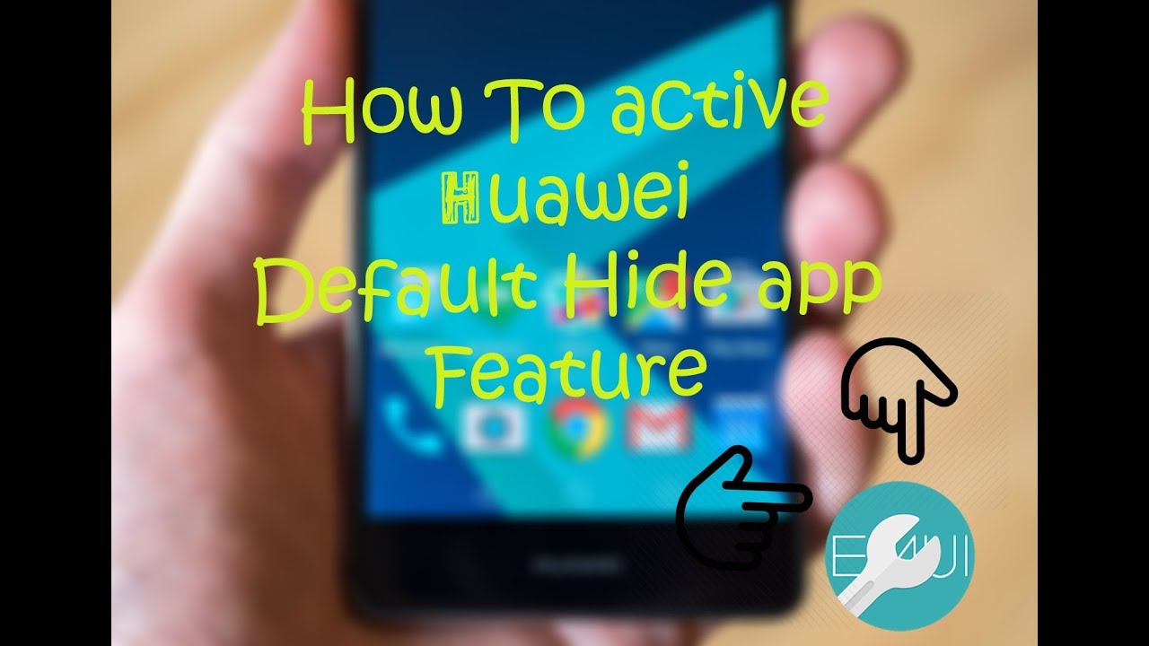 How to active Huawei default hide app Feature in sinhala - YouTube