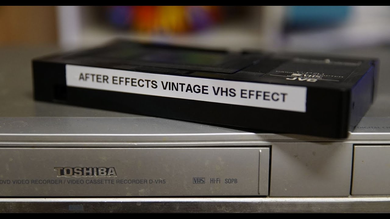 After Effects: How to Create a Vintage VHS Effect #tutorial - YouTube