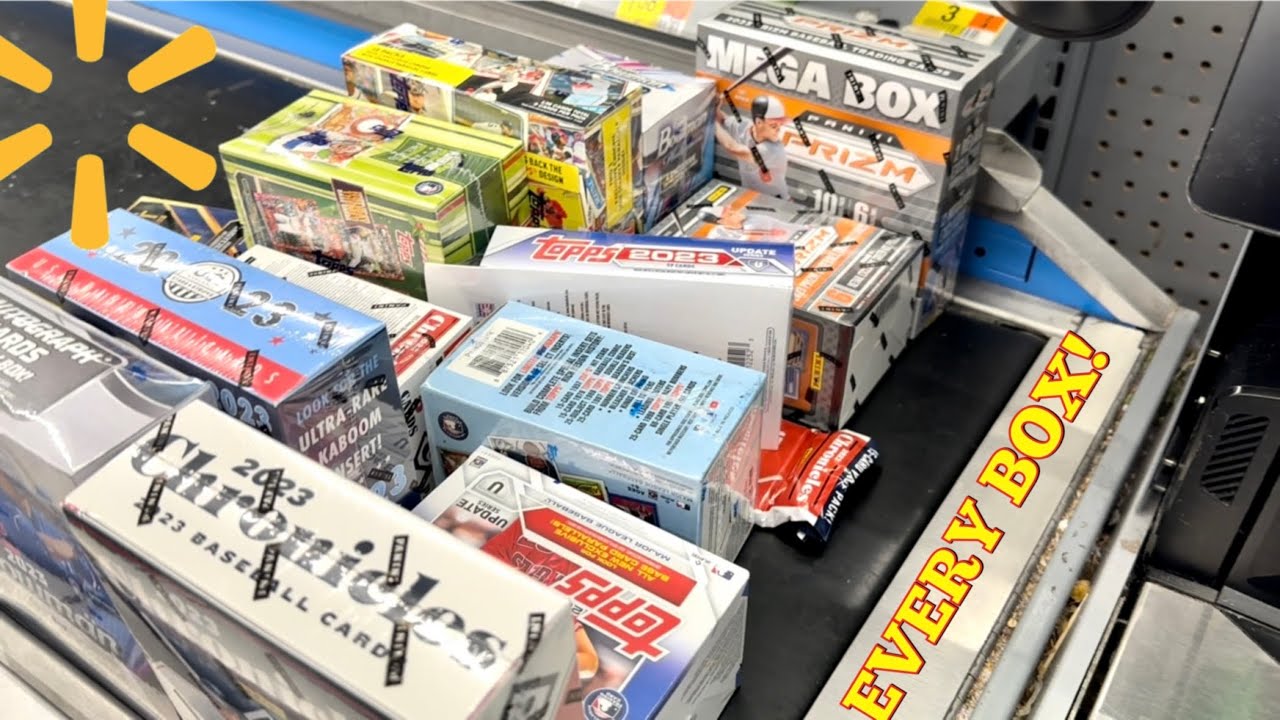 I BOUGHT EVERY BOX AT WALMART! - YouTube