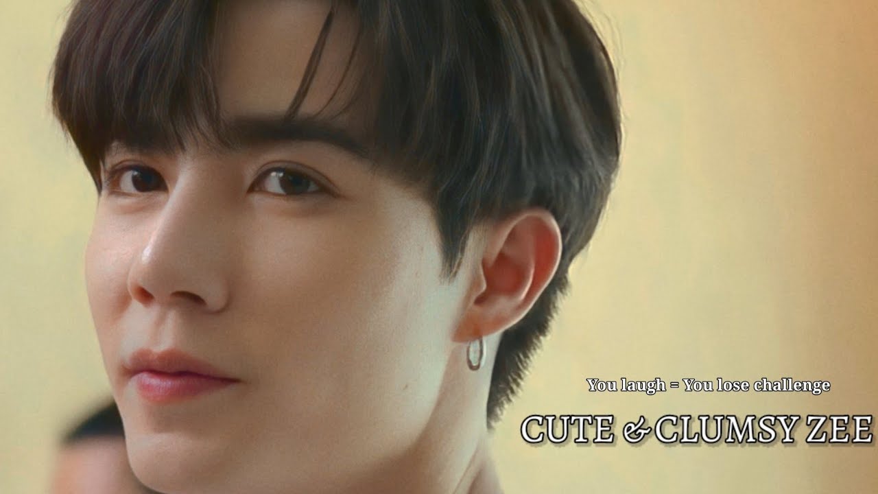 Cute Zee Being Clumsy - Try Not to Laugh [ZeeNunew] - YouTube