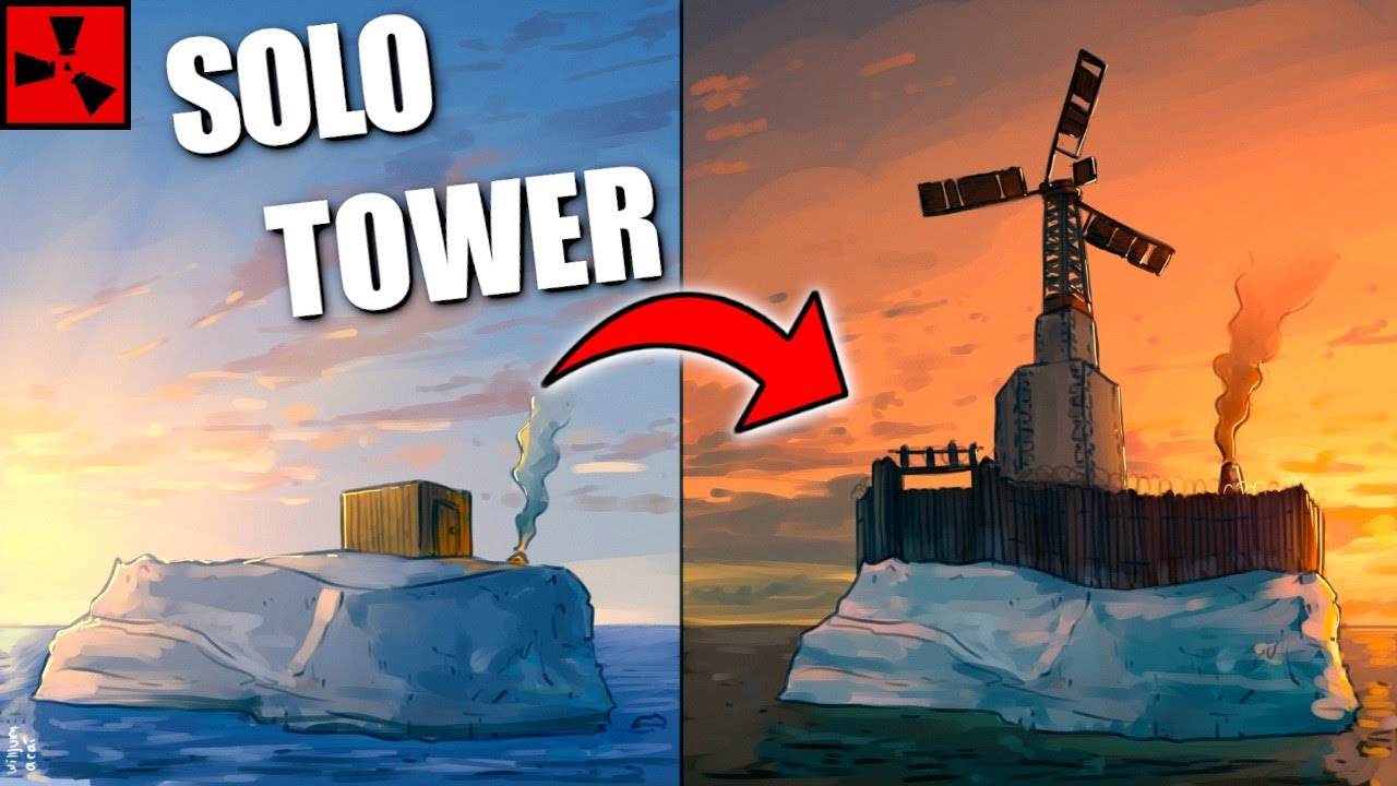 I transformed a barren iceberg into an ‘OP’ solo safehouse in Rust ...