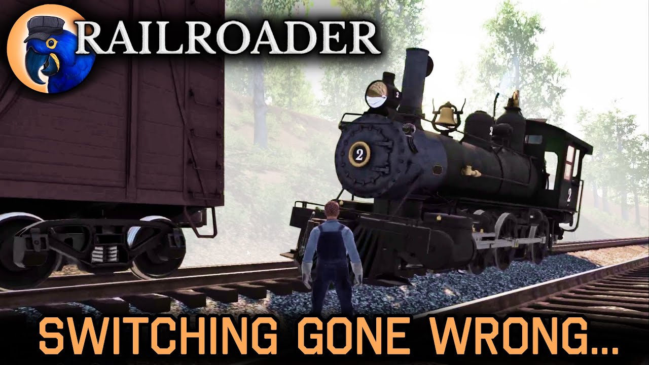 Yard switching GOES WRONG... | ES&DT in Railroader Ep. 10 - YouTube