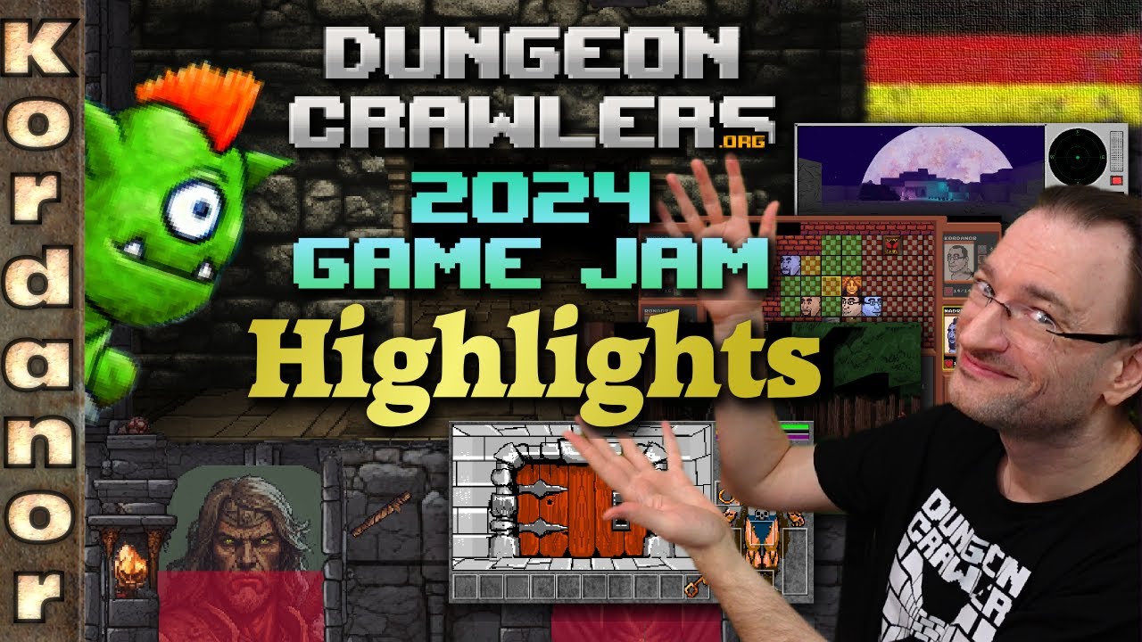 Dungeoncrawler Highlights - Game Jam March 2024 [DE] by Kordanor - YouTube