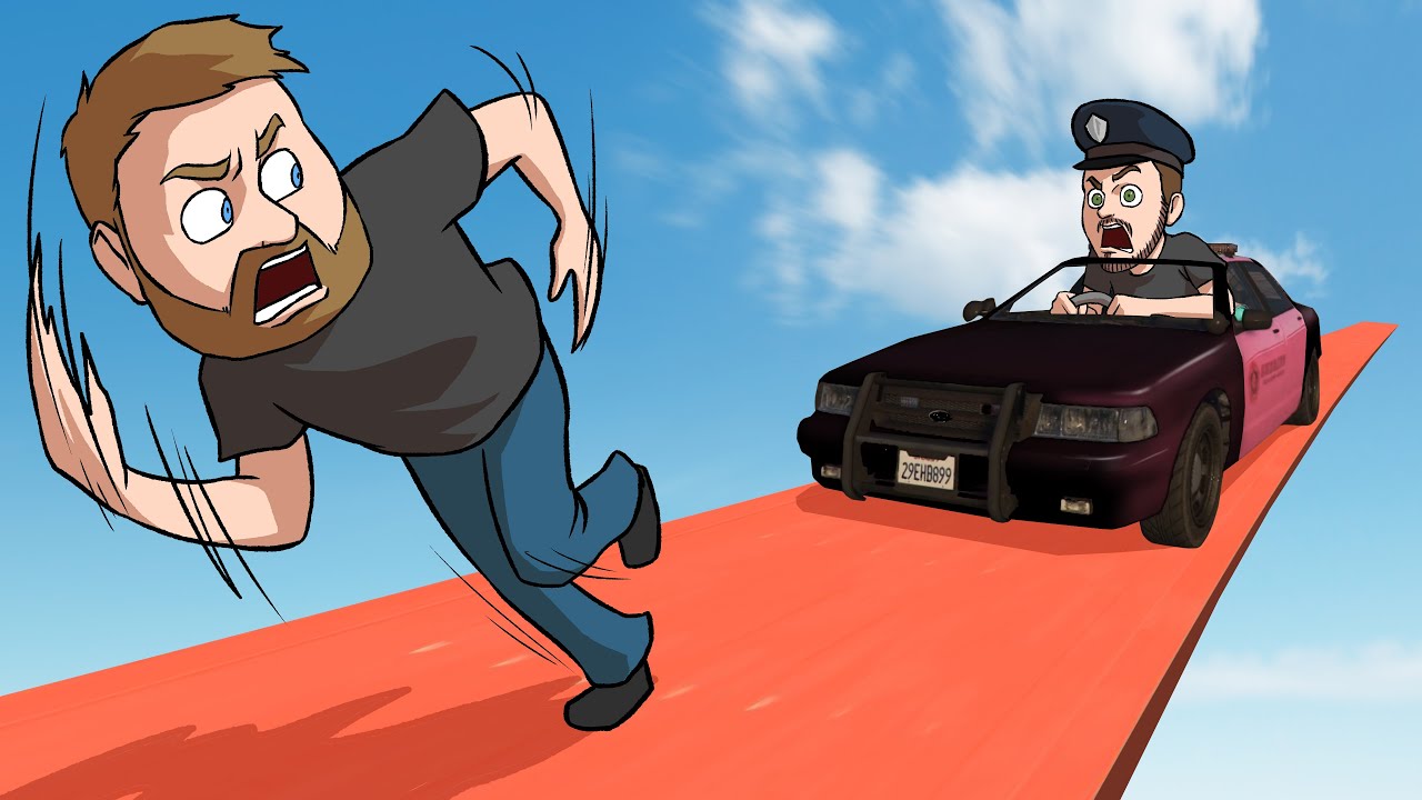 Runners Vs. Cops Deathrun! | GTA5 - YouTube