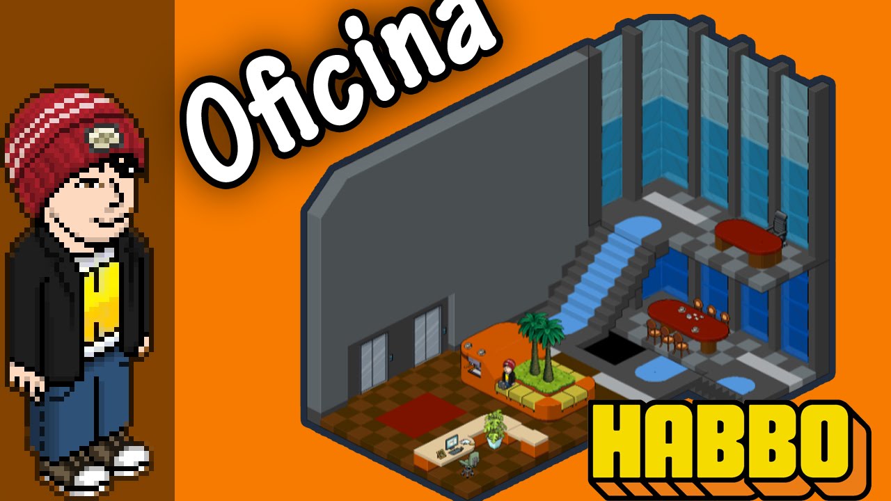 Habbo tutorial | Oficina | Construccion relampago - YouTube