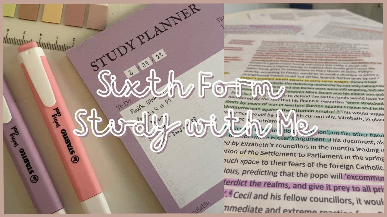 Sixth Form Study with Me (motivation for the beginning of the new ...