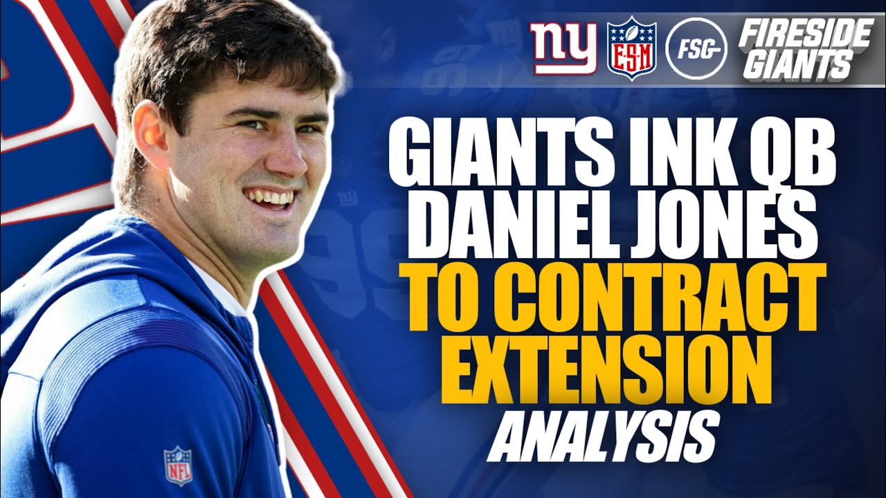 Giants ink QB Daniel Jones to contract extension | Analysis & Reaction ...