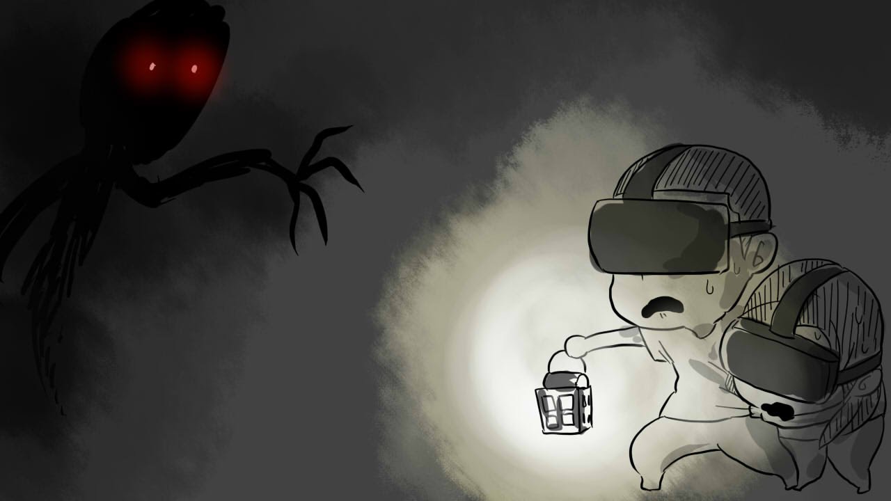 Oculus VR Horror | Dreadhalls Compilation - She gave up TWICE! - YouTube
