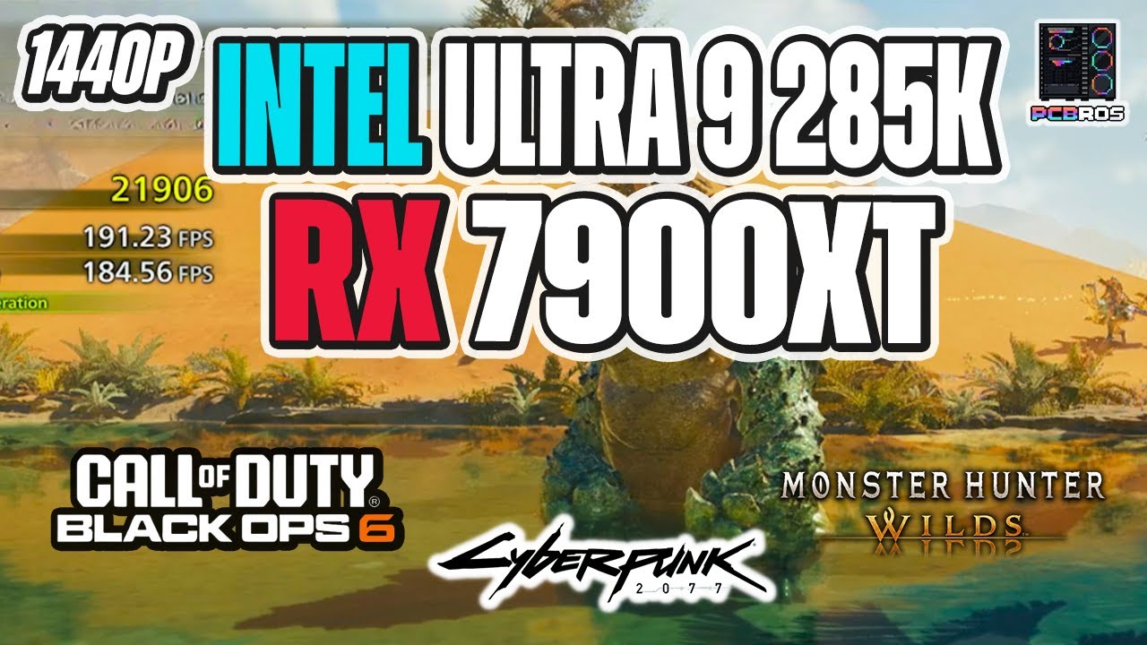 Intel Ultra 9 285K + RX 7900XT Benchmarks - YouTube