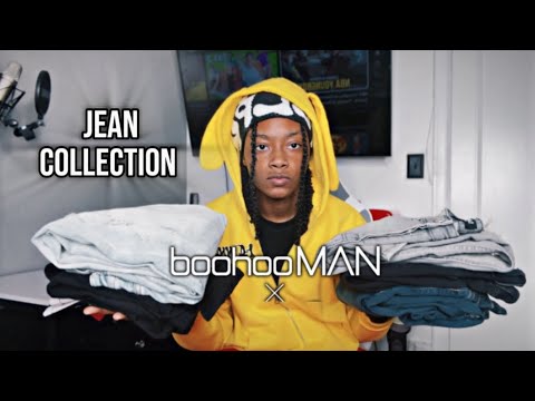 BoohooMAN Jeans CLOTHING HAUL||SKINNY STRETCH FIT|SIZE GUIDE - YouTube