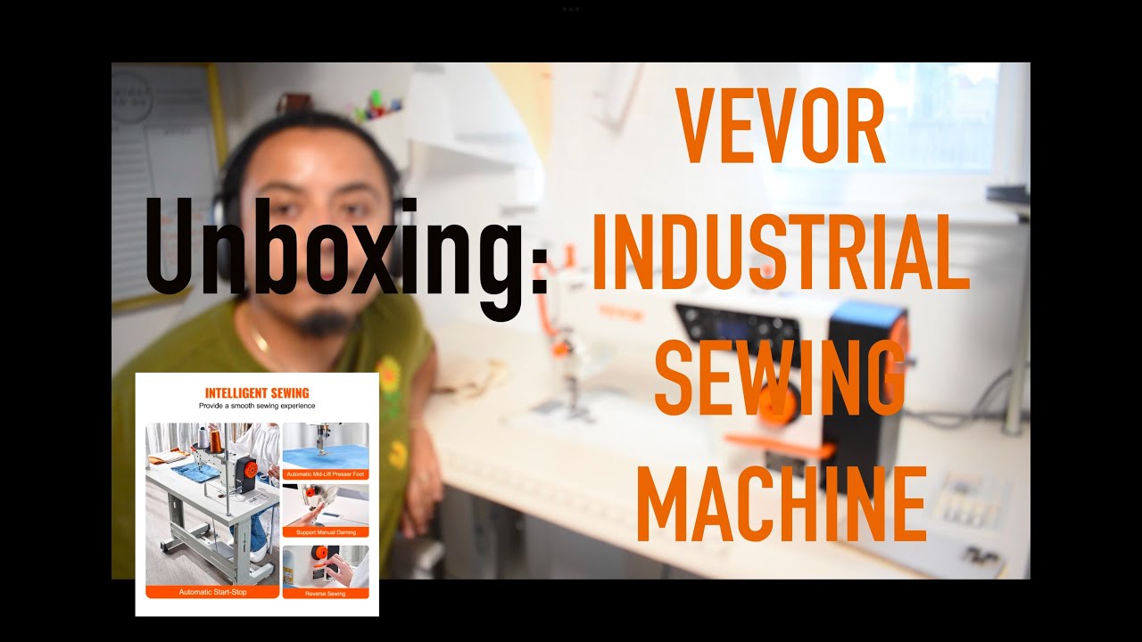 Unboxing: VEVOR industrial sewing machine - YouTube