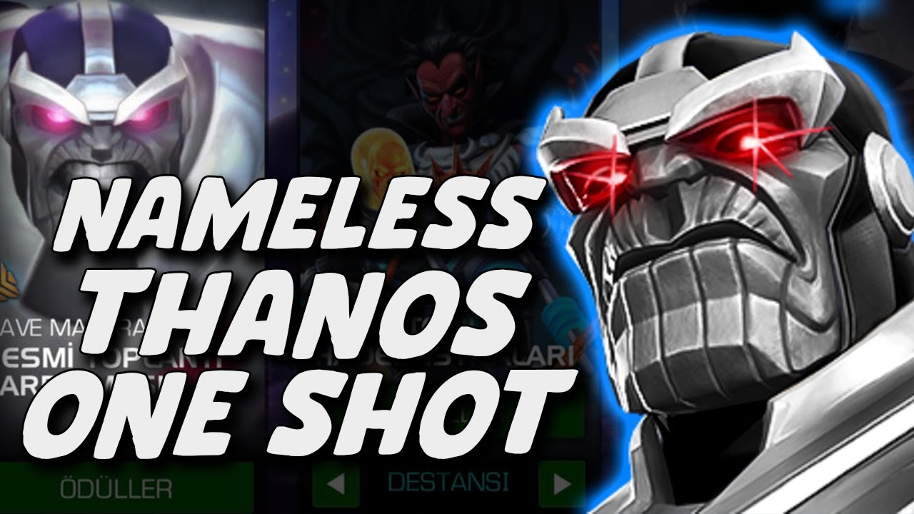 MCOC NAMELESS THANOS ONE SHOT - YouTube