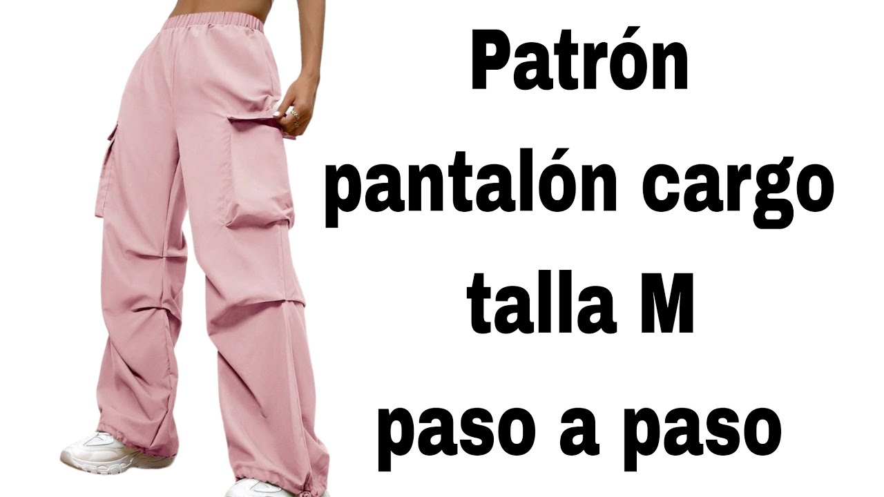 Patron pantalón cargo M paso a paso - YouTube