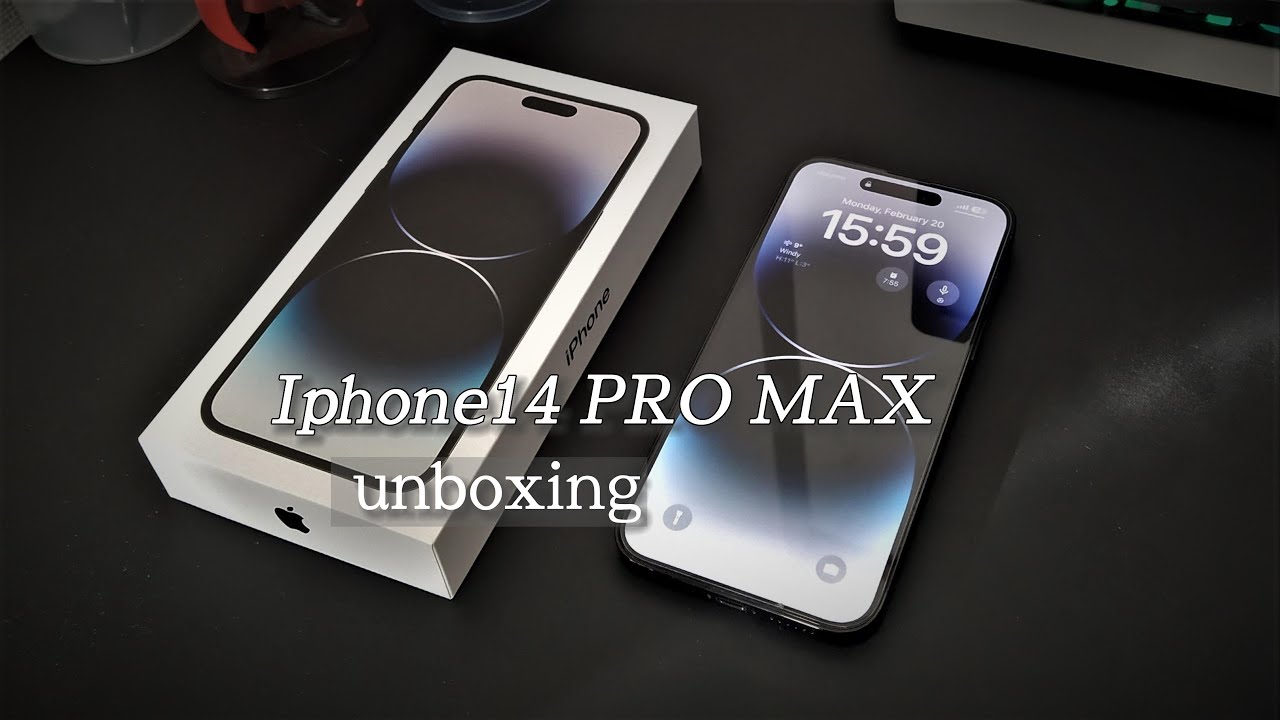 iPhone 14 Pro Max Space Black unboxing | 🖤📦 | & accessories-- ----- đập ...