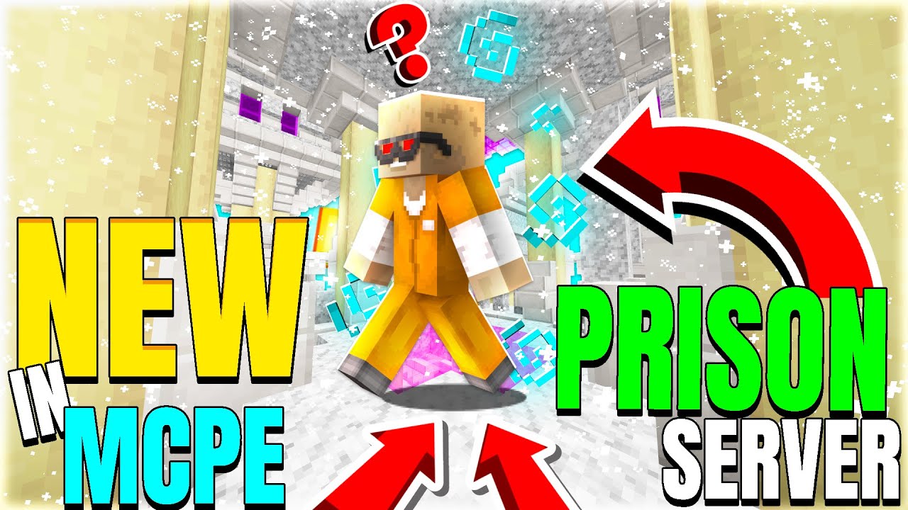 A BRAND NEW COSMIC Prisons Server in MCPE!!! (Bedrock Edition 1.17.0 ...