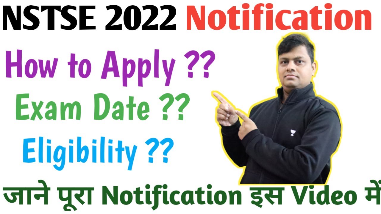 NSTSE Notification Out 2021 || NSTSE 2022 || Exam Date || NSTSE ...