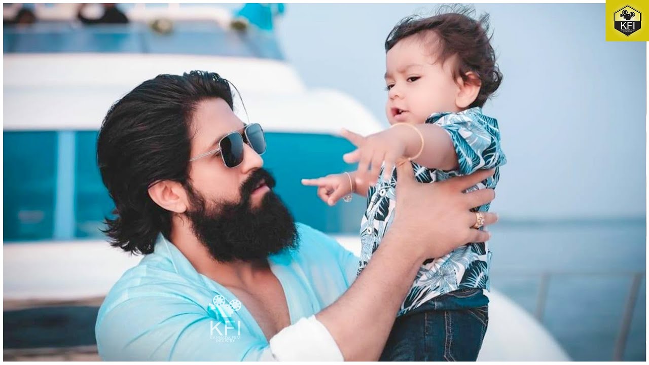 Rocking Star Yash Son Birthday Celebration Best Moments | Yatharv Yash ...