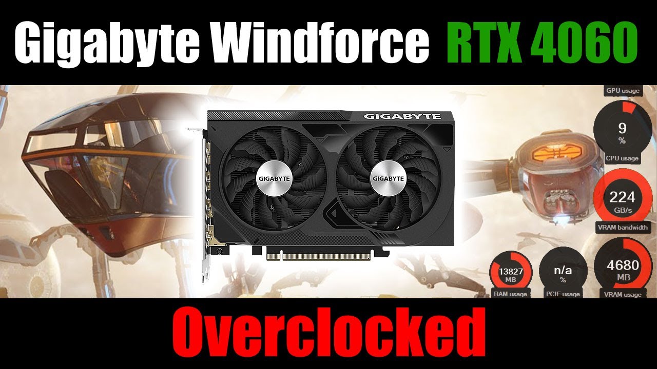 Gigabyte RTX 4060 WINDFORCE OC 8G | Overclocked - YouTube