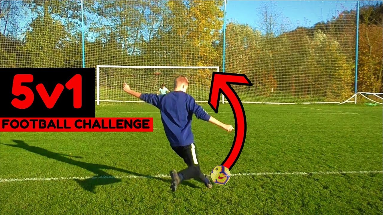 5V1 FOOTBALL CHALLENGE - YouTube