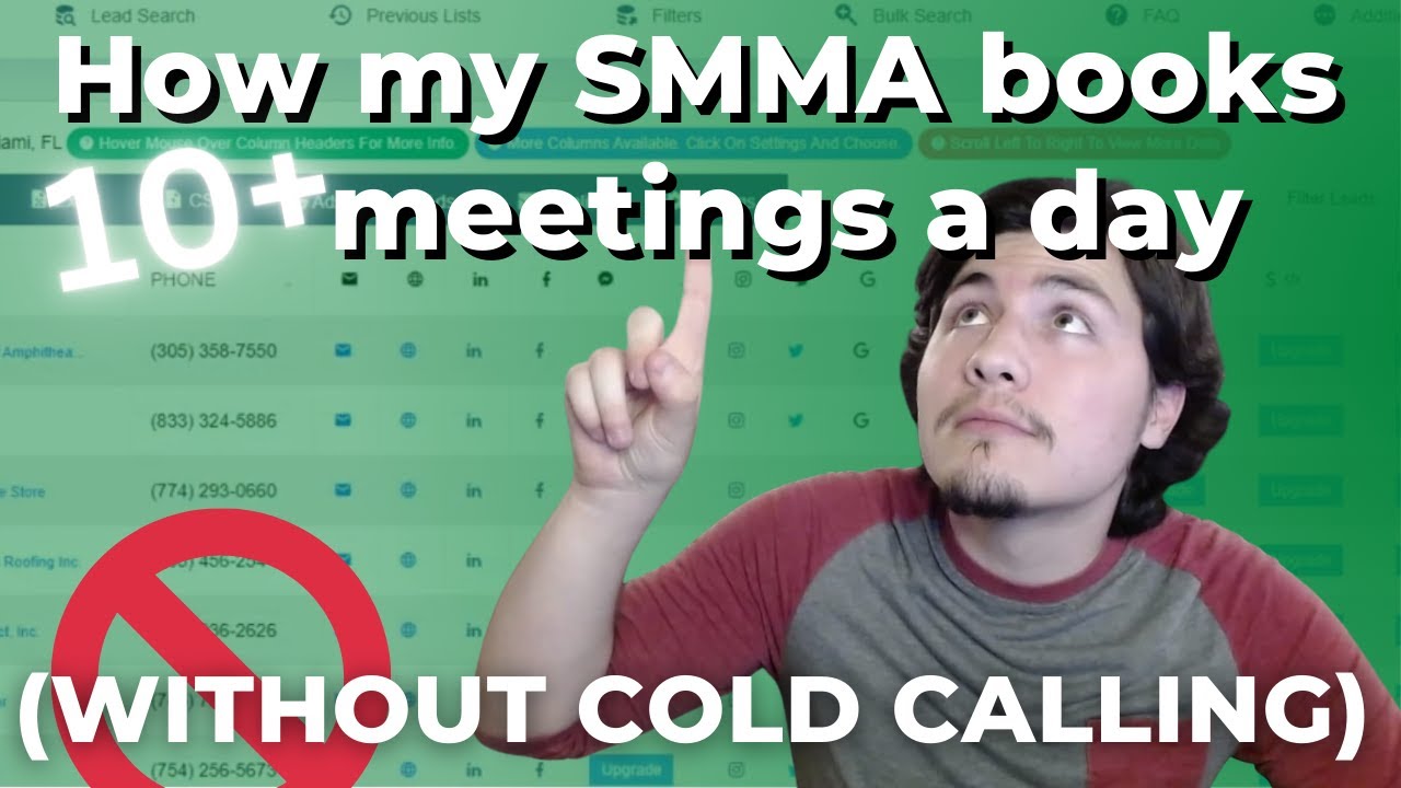 How my SMMA books 10+ meetings a day (without cold calling) - YouTube