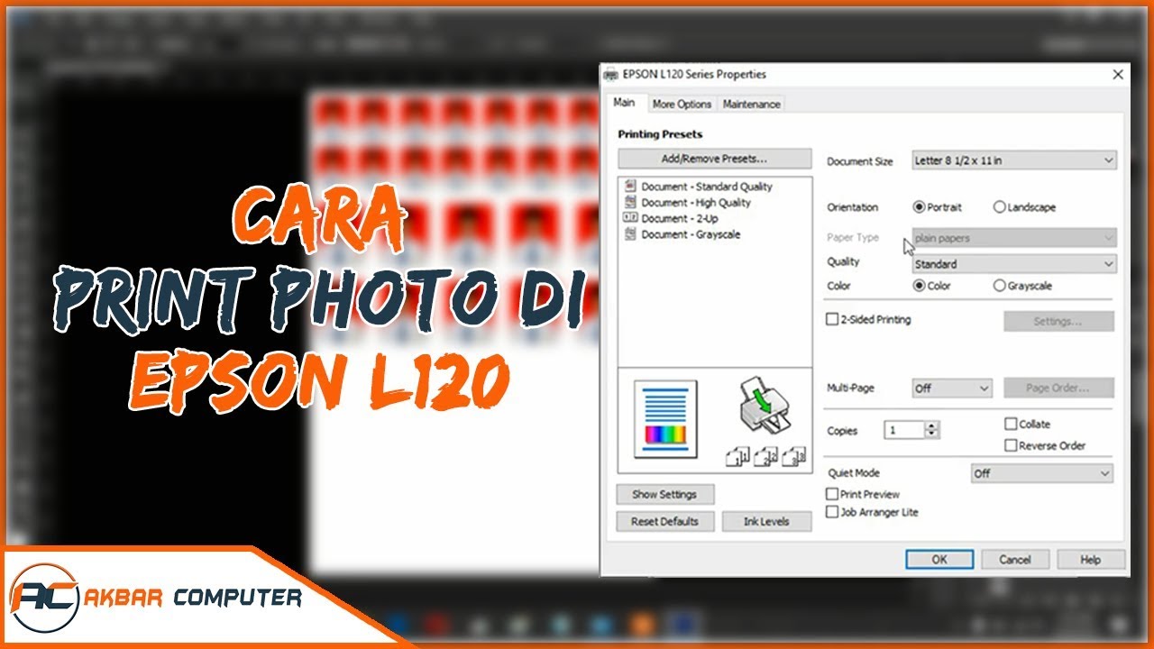 Cara Print Full Kertas Di Epson Kabarmedia github io