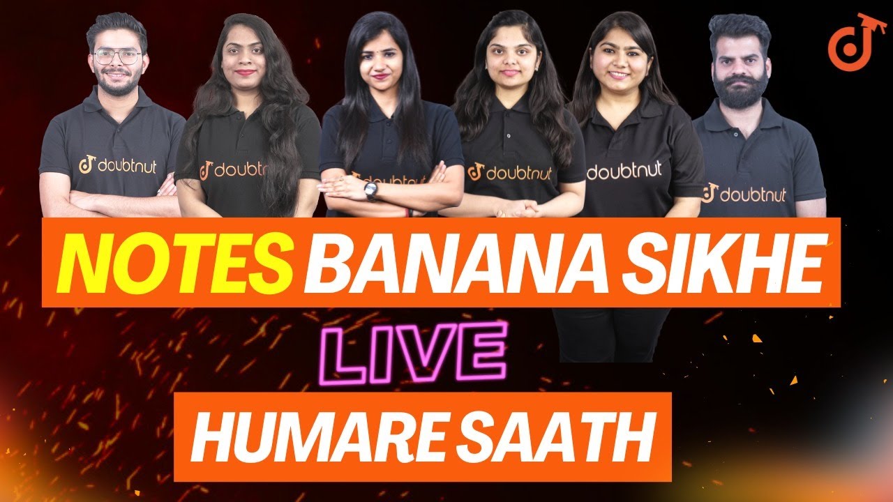 Make Live Notes with me | How to make Notes Class 10 | Doubtnut Class ...