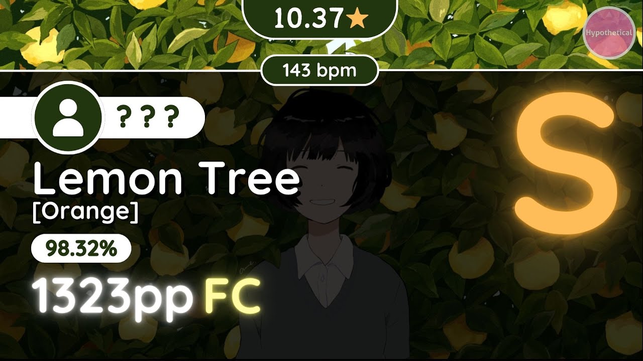 osu! Hypo.. | [10.4★] Someone FC'ed Lemon Tree [Orange] - YouTube