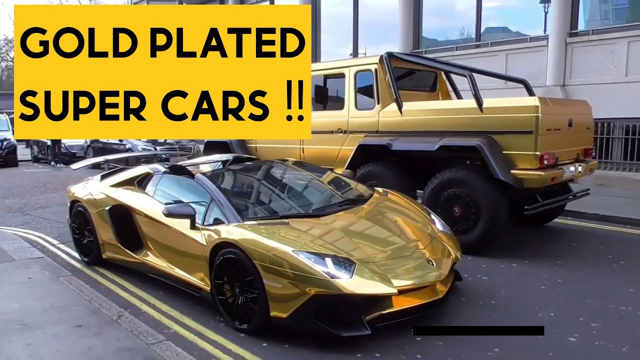 SUPERCARS MADE OF GOLD GOLD PLATED SUPER CARS LAMBORGHINI,BENTLEY,G ...