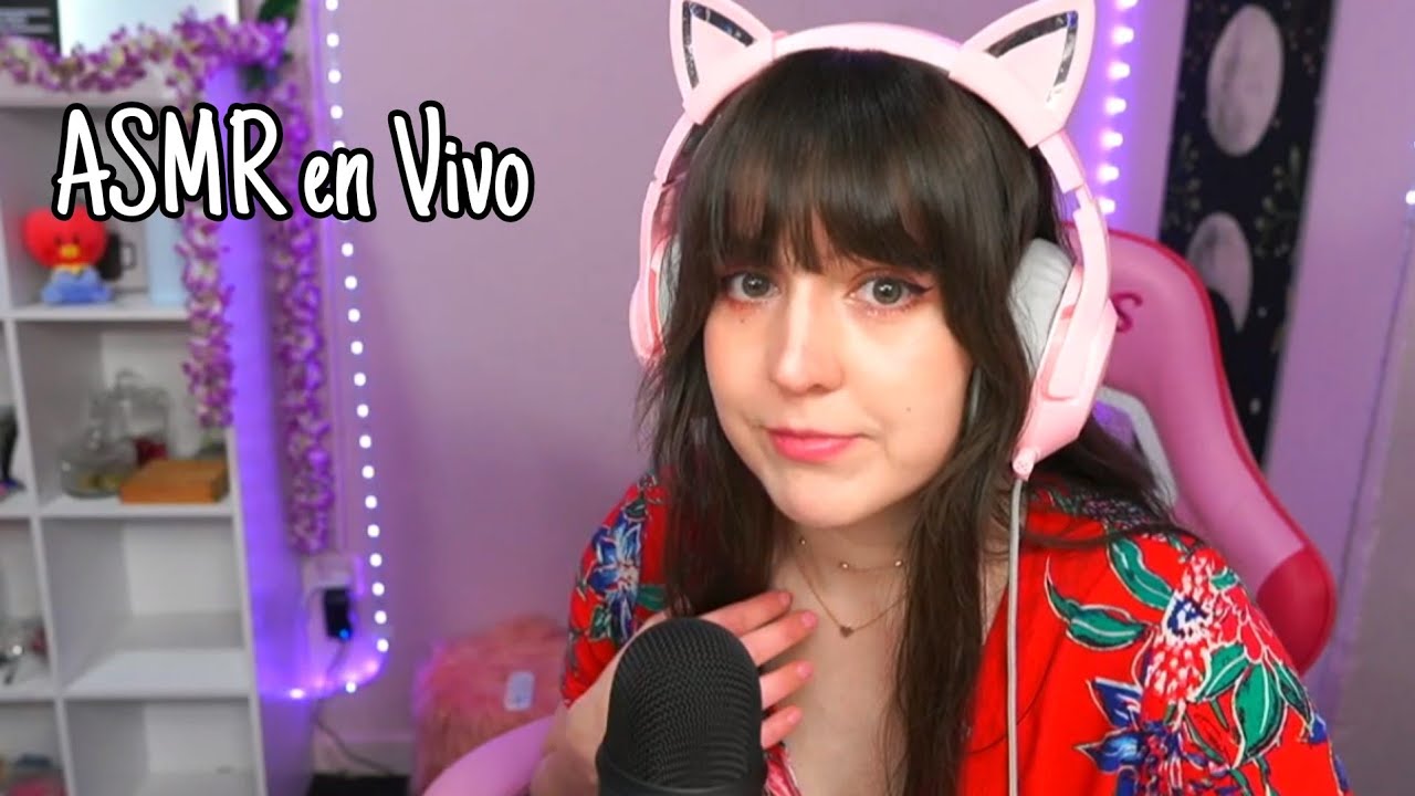⭐ASMR En Vivo! Vamos A Relajarnos 💜 - YouTube