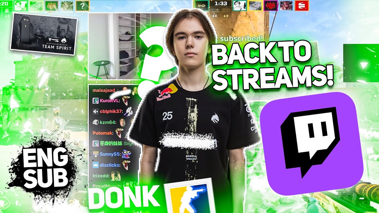 DONK IS BACK! STREAM (SUB+CHAT) CS2 - YouTube