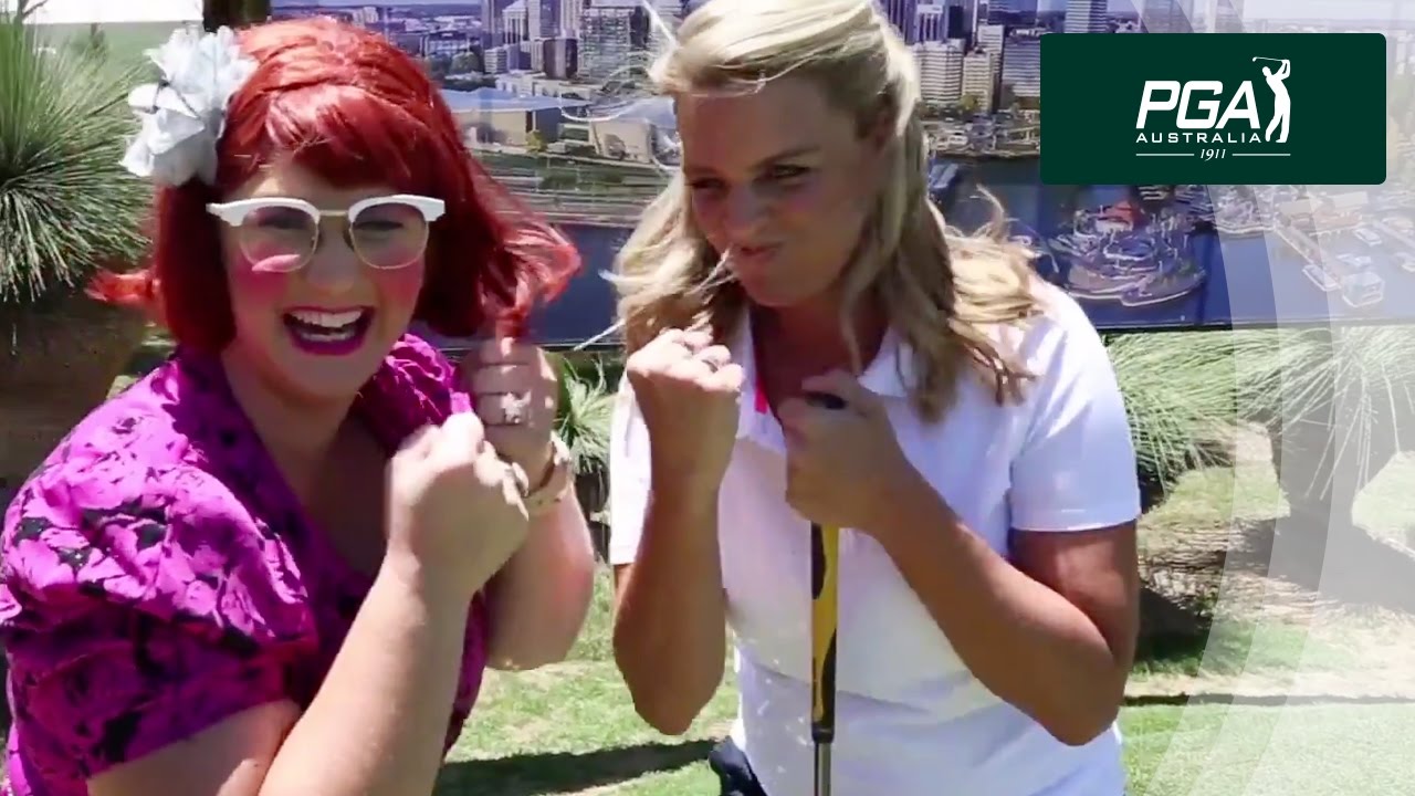 World Super 6 Perth Celebrity Challenge - Caty Price vs Famous Sharron ...