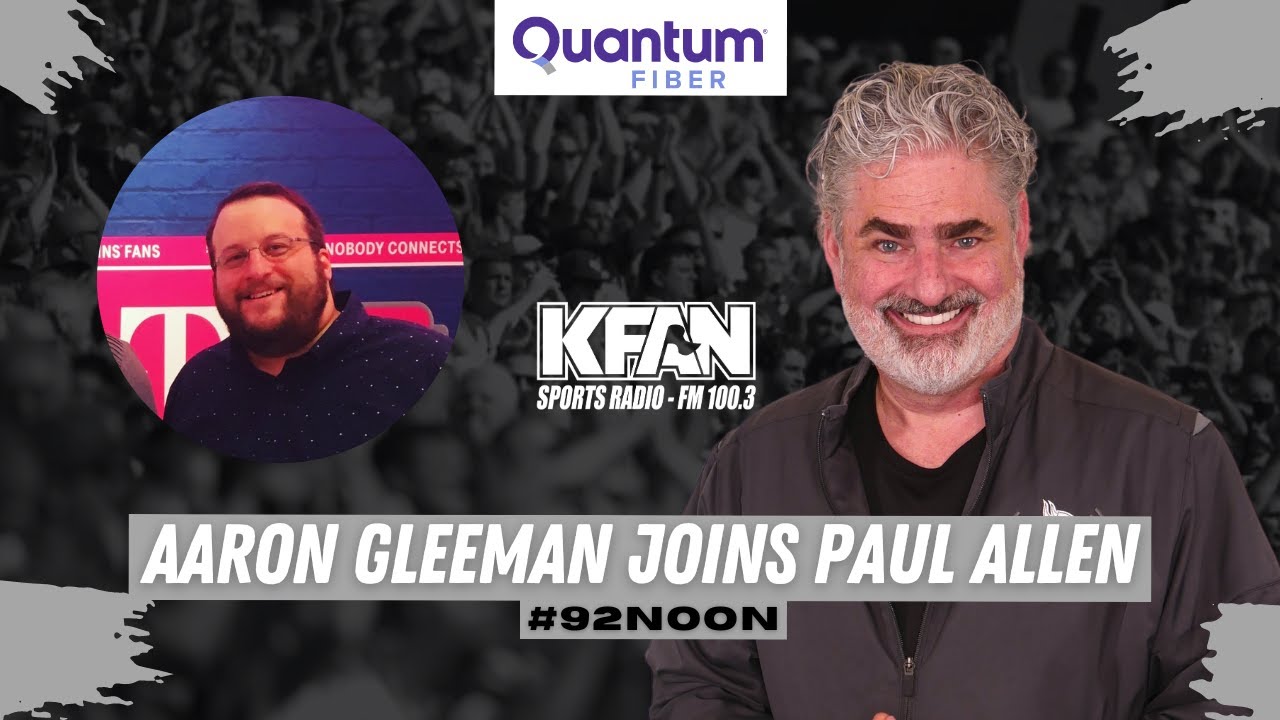 Aaron Gleeman joins Paul Allen #92Noon | Powered by Quantum Fiber - YouTube